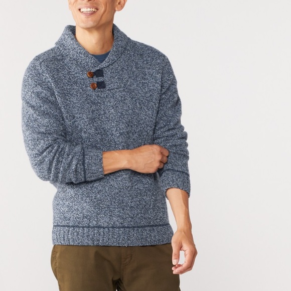 Fjallraven | Sweaters | Fjall Raven Mens Lada Shawl Collar Sweater In ...